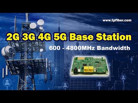 What is a 4G/5G Base station of TDD and FDD frequency band? enable 8 user operations #Tpfiber