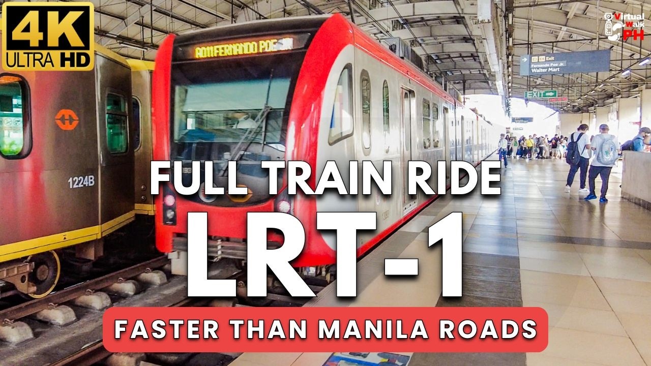 [4K] LRT-1 Full Train Ride (Northbound) | Fastest Way to Move Through Manila 2026