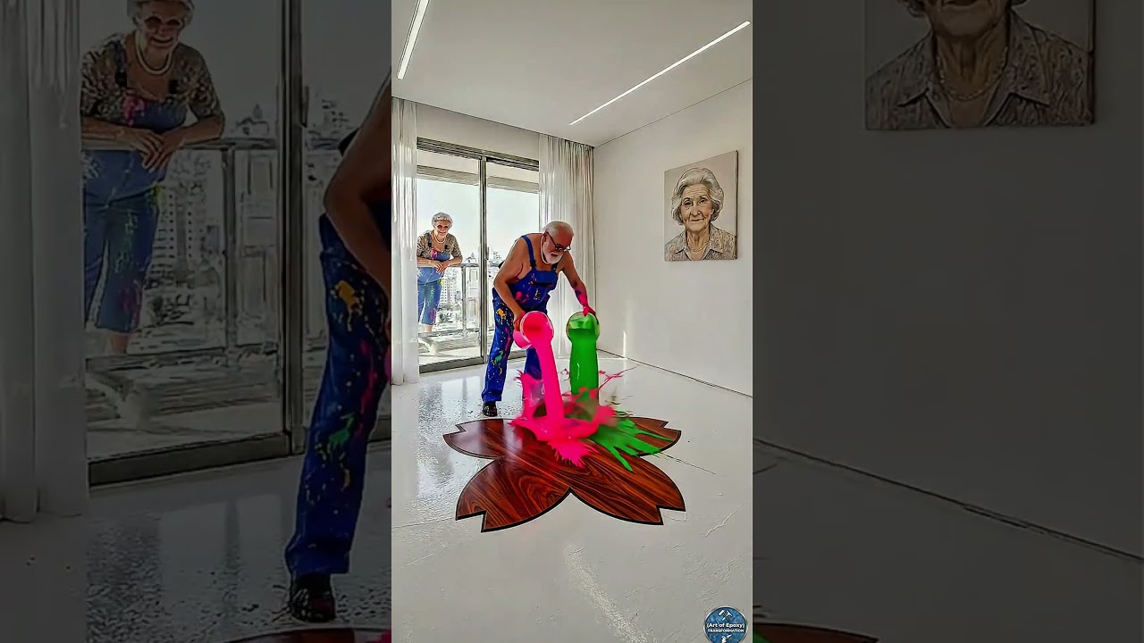 THIS SAKURA FLOOR IS NEXT LEVEL 🤯 SAKURA-AQUARIUM Surreal & Themed Luxury Epoxy Floor! 🌸 #epoxy