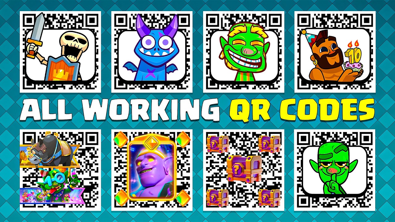 ALL Working QR CODES in Clash Royale (MAY 2026)