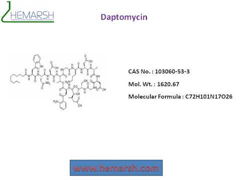 Daptomycin Impurities Manufacturer | Suppliers | Hemarsh Technologies