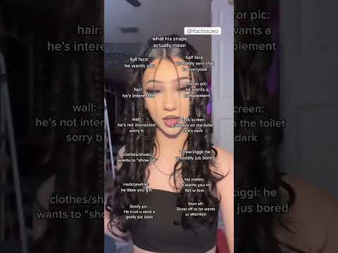 What his snaps actually mean