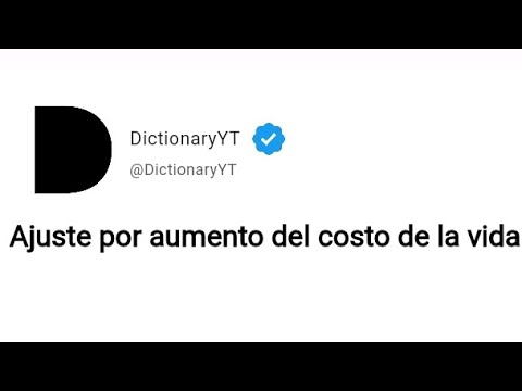 Ajuste por aumento del costo de la vida Meaning in English