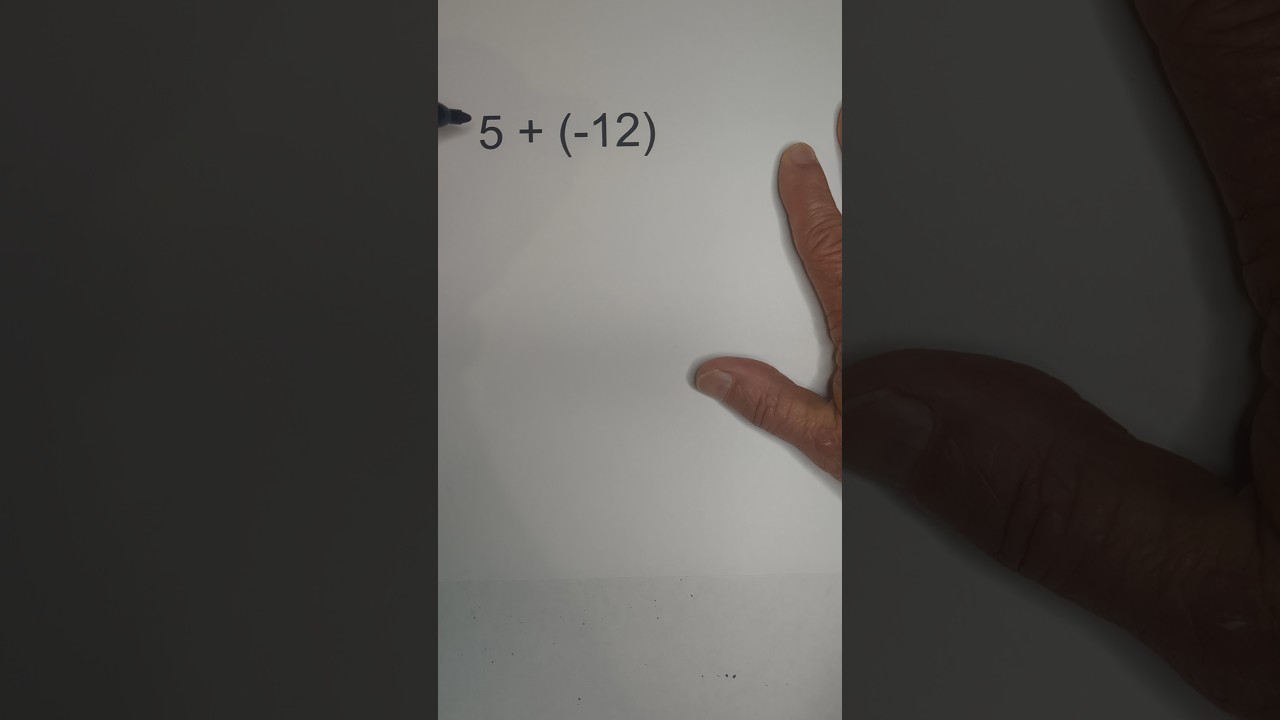 Adding positive and negative numbers