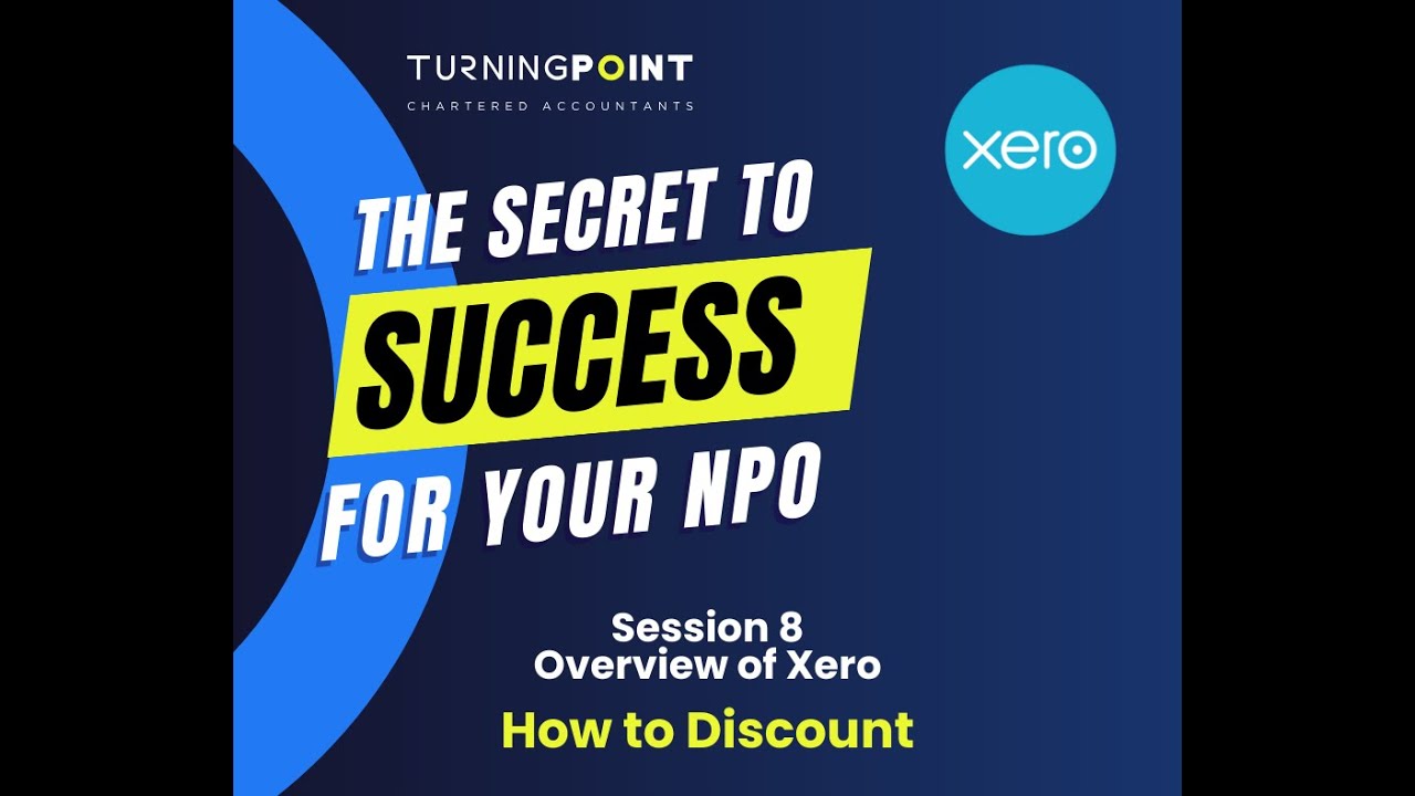 How to Add Discounts in Xero Invoices | Discounting for NPOs (South Africa)