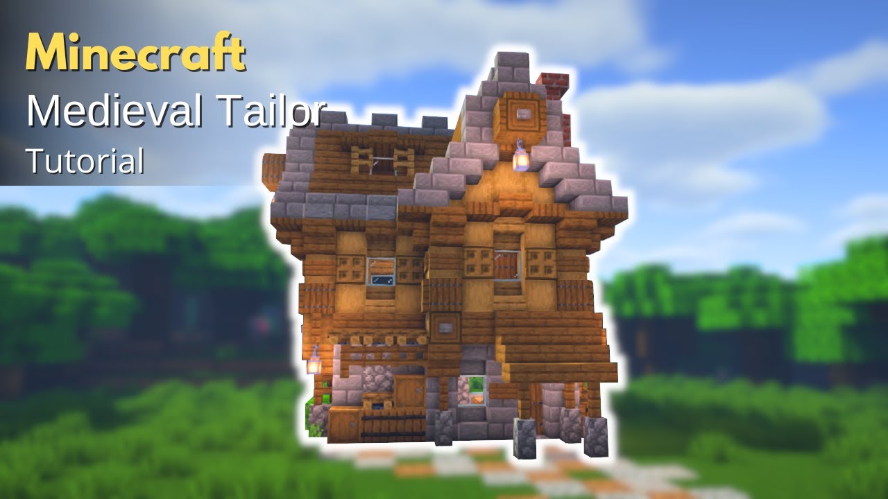 Minecraft: How to Build a Medieval Tailor's Workshop | Tailor's Workshop (Tutorial) - Minecraft ...