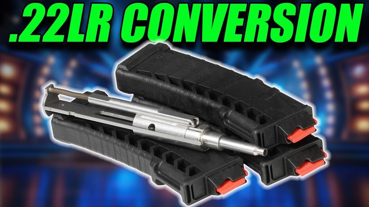CMMG 22LR AR-15 RETRO Style Conversion Kit 5.56/.223 to .22LR 3-25rd Mags