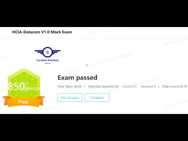 Mastering the HCIA Datacom Exam: Insights from a Live Mock Exam ...