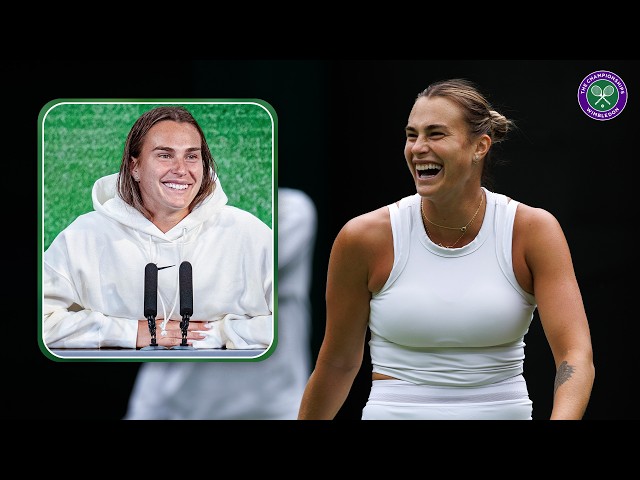 "Coolest reporter" - Carlos Alcaraz, Daniil Medvedev, Emma Raducanu, Aryna Sabalenka, and Holger ...