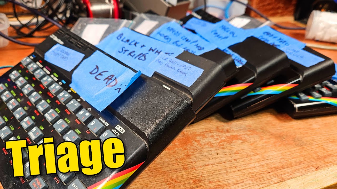 ZX Spectrum 48k Rubber Key Initial Diagnosis