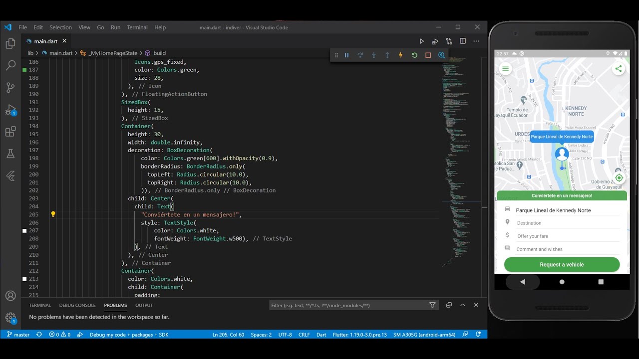 Flutter UI Challenge - Google maps inDriver [3-3]