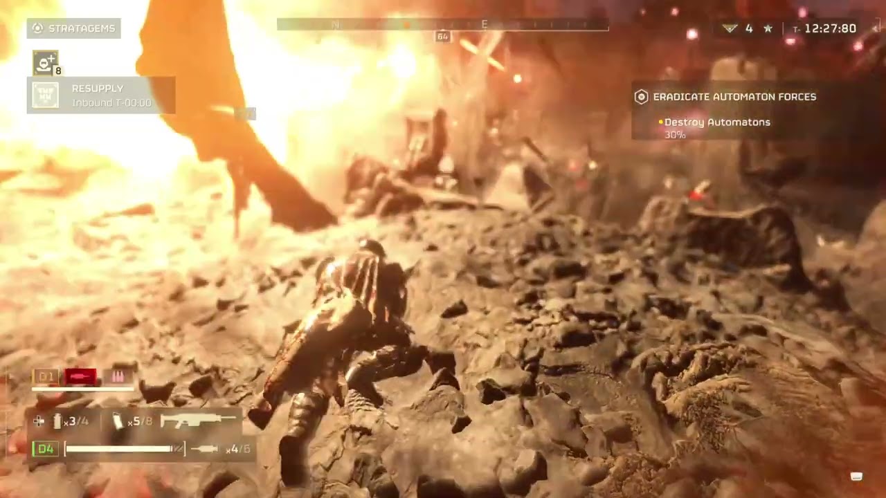 Helldivers 2 I'm stuck under the map lol