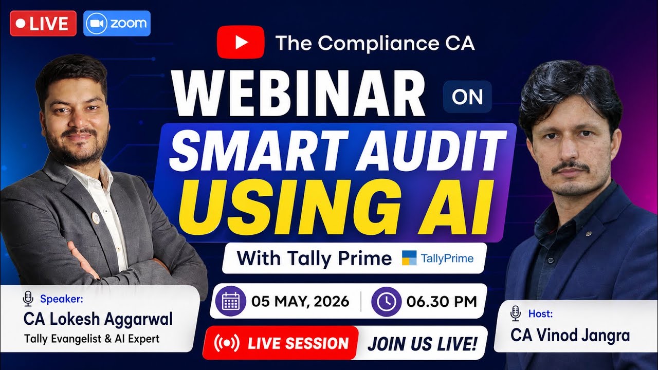 Smart Audit with AI in Tally Prime 🔴 | Live Practical Session for CAs (2026)