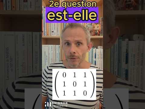 Flash-Exo 6 : valeurs propres d'une matrice 3x3 #maths