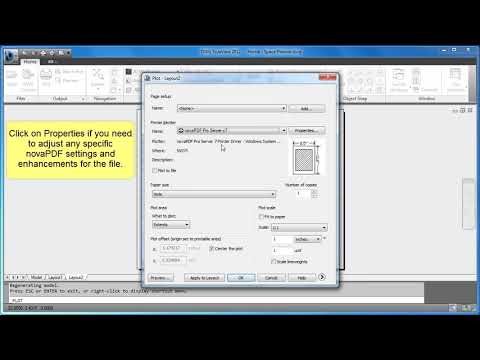 Convert DWG to PDF using Autocad TrueView