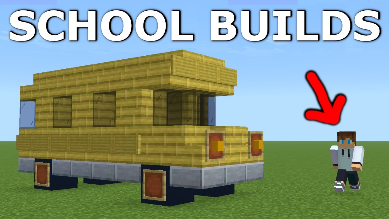 Minecraft: How To Build A School!