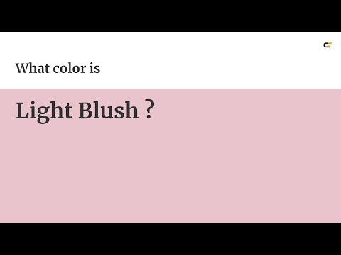 Light Blush color #e9c4cc hex color - Red color - Cool color e9c4cc