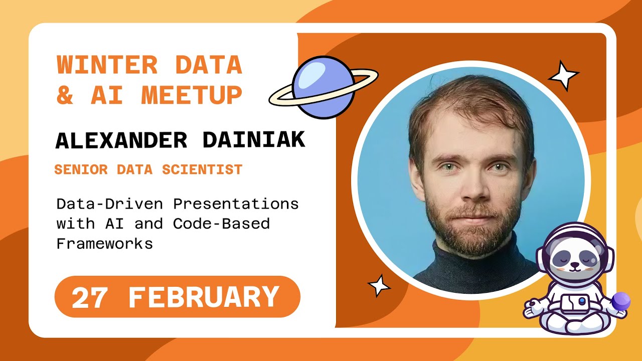 Data-Driven Presentations with AI and Code-Based Frameworks
