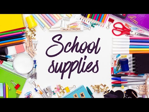Top 10 back to school supplies + Printable PDF school supplies list - Essentials of every student 📝