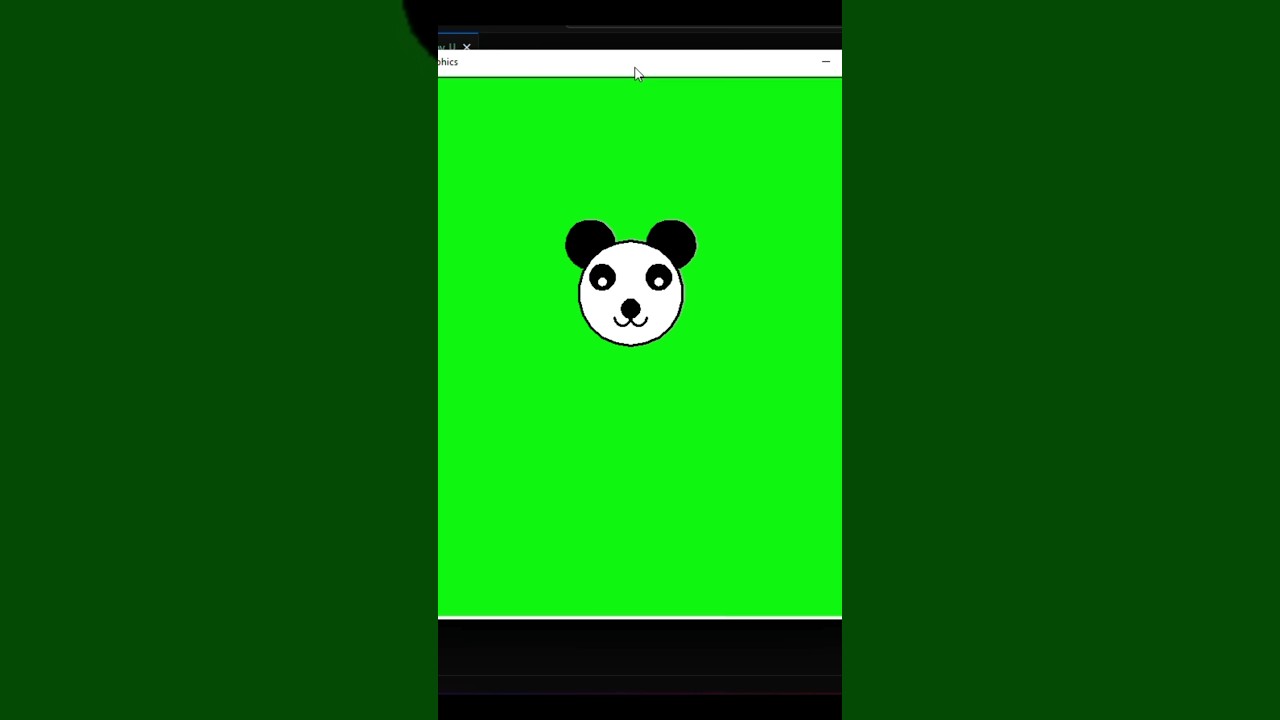 Draw Panda Using Python Turtle #pythonturtle #foryou