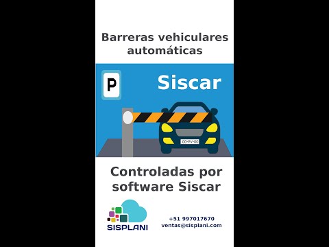 Barreras vehiculares automáticas con software estacionamientos SISCAR - sistemaparqueosiscar.com