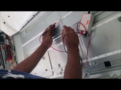 LG TV 55UJ6200 there is sound but no picture backlight replacement