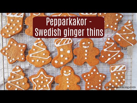 Pepparkakor - Swedish ginger thins