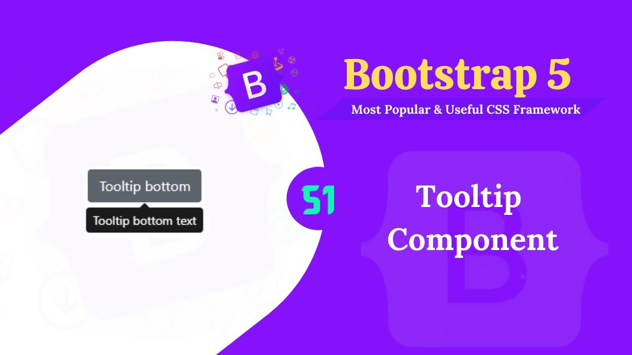 Bootstrap 5 tooltip component.