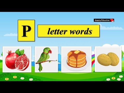 45+ Words starting with letter P | P words | P Vocabulary | Words with P | English Vocabulary |