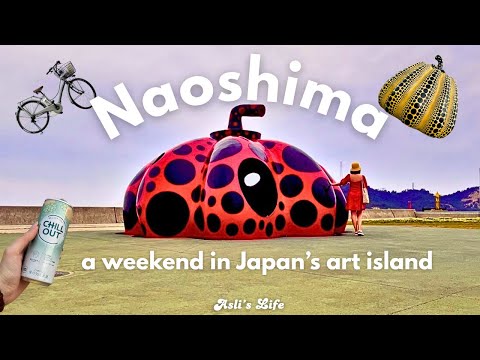 Japan’s Most Artistic Island | #Naoshima Travel Vlog 🎨🚲