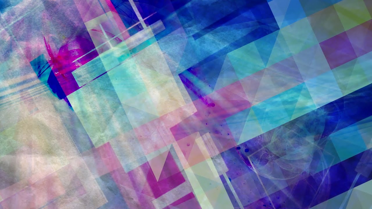 Rotating Pulsating Pastel Geometric Rectangles with Blue Backdrop 4K VJ Loop Motion Background