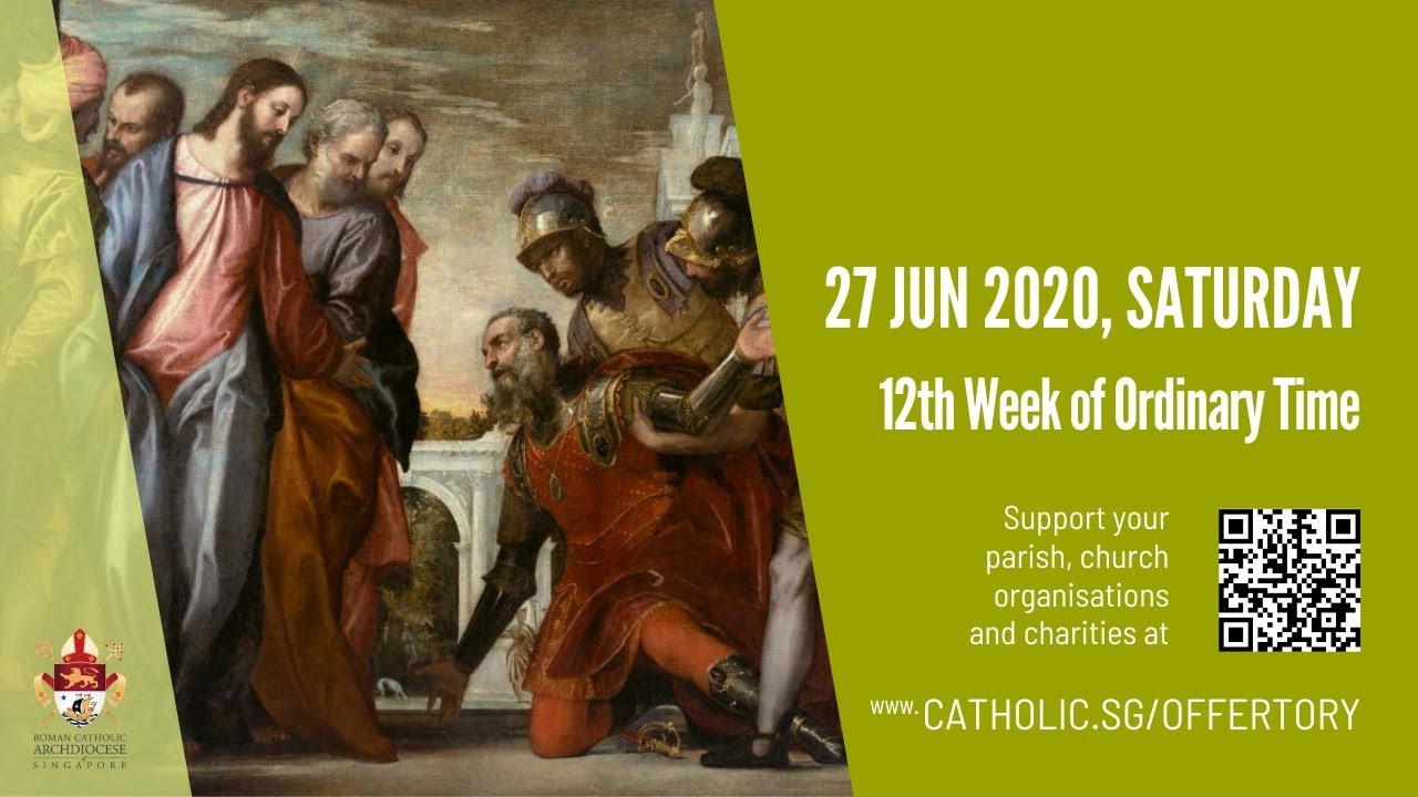 Catholic Daily Mass Today Saturday 27th June 2020 Live From Archdiocese ...