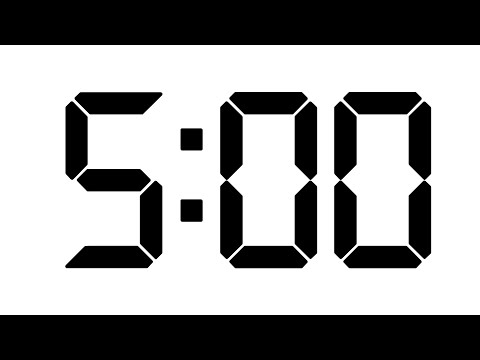 5 Minute LCD Timer
