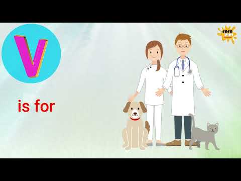 Words That Start with Letter V | Words Begin with V | Kids Learning Videos