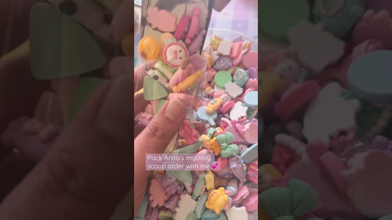Charm Mystery Scoop Order ASMR | Cute Charms for DIY Crafting and Art | Running a Small Business