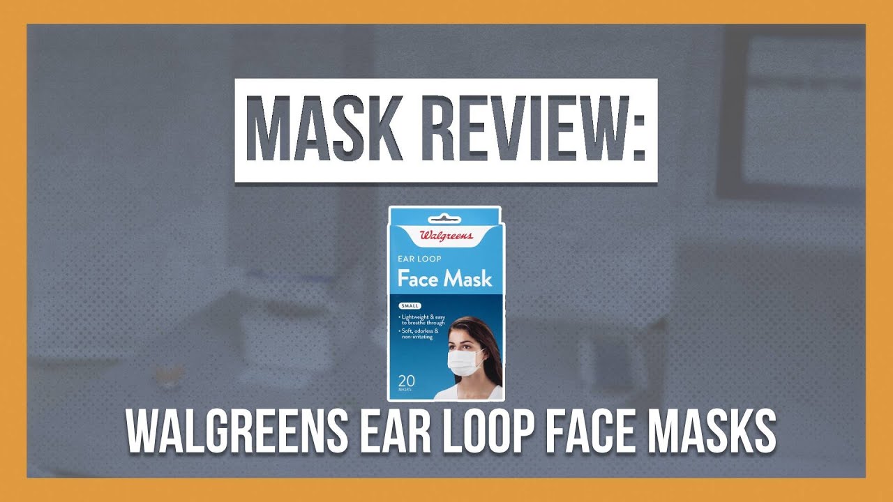 User Submitted: Walgreens Ear Loop Face Mask Review