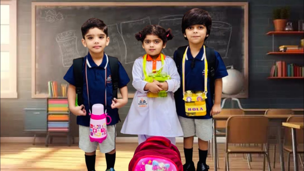 Shanu aali or ibbu ka school mai 1st day shanu bohat roya 😭 #funny #comedy #vlog #shorts 