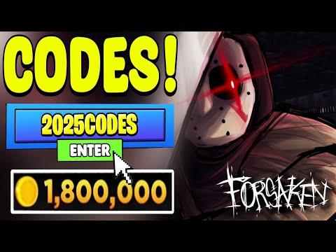 *NEW CODES* ROBLOX CODES FOR FORSAKEN IN 2025 - CODES FORSAKEN FORSAKEN CODES 2025