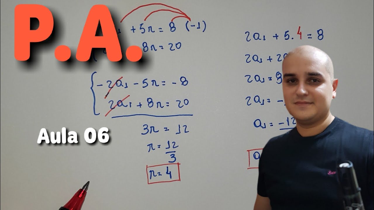 06 P.A. Arithmetic Progression: System with terms of an AP