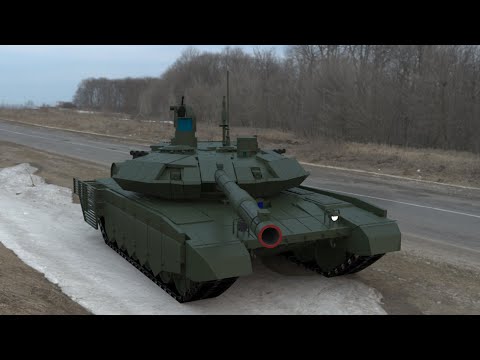 Unveiling the Clean T90MS Main Battle Tank - 3D Model Showcase