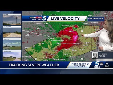Severe weather update 3:17 p.m. June 8 2025