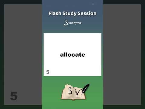 Daily Synonyms #shorts #allocate #english #pronunciation #Inglés #pronunciar