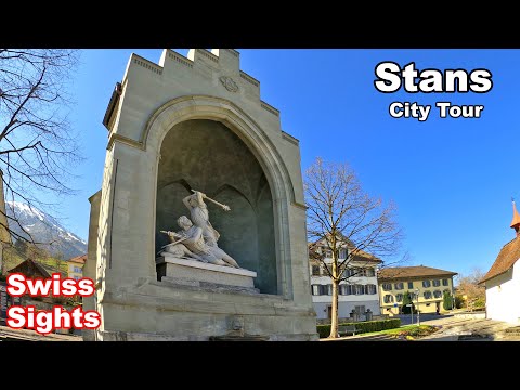 Stans Switzerland 4K Beautiful Nidwalden City