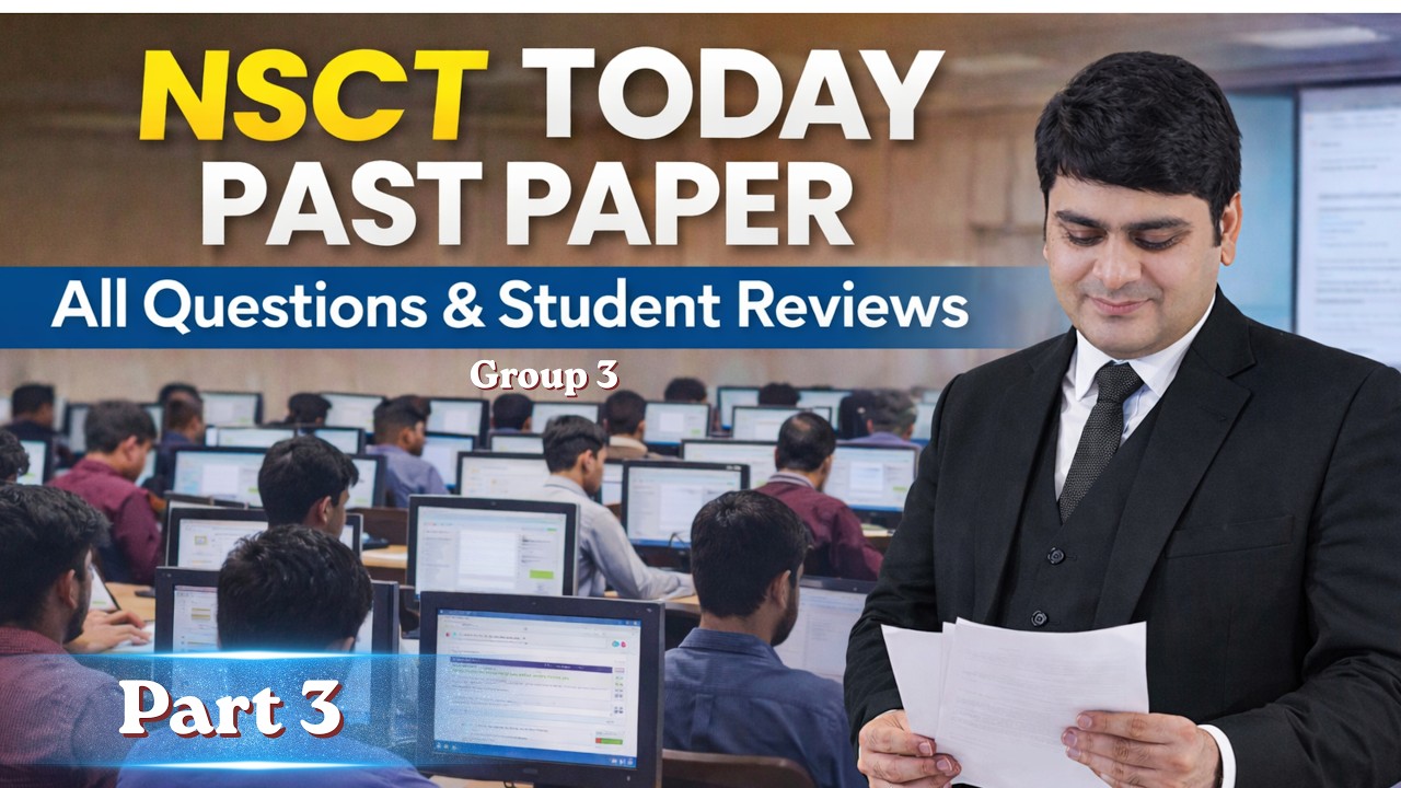 PAST PAPERS NSCT 2026 - Part 3