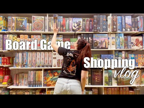Board Game Shopping Vlog & Haul! | What games have I purchased and received recently?
