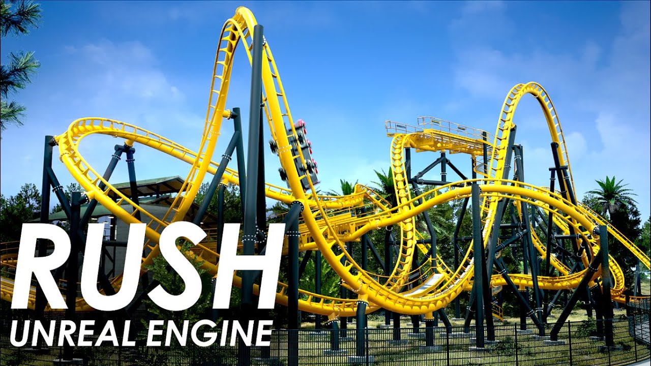 Rush: Realistic Unreal Engine Roller Coaster
