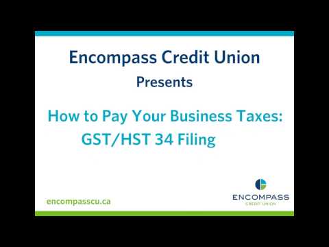 How to Pay Business Taxes: GST/HST 34 Filing and Remittance