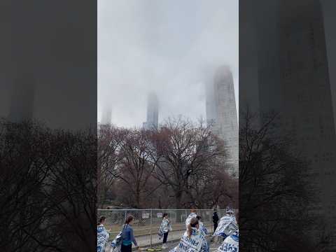 Billionaire’s Row in the fog and United NYC Half Marathon 2025