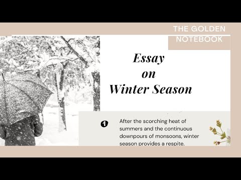 Winter season essay english|Essay on winter in english|10 lines essay on winter season english