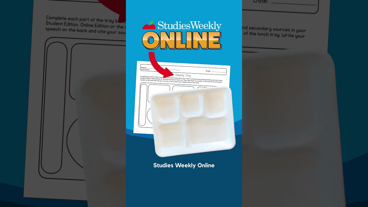 Hands-on Studies Weekly Student Artifact: 3D Display Tray
